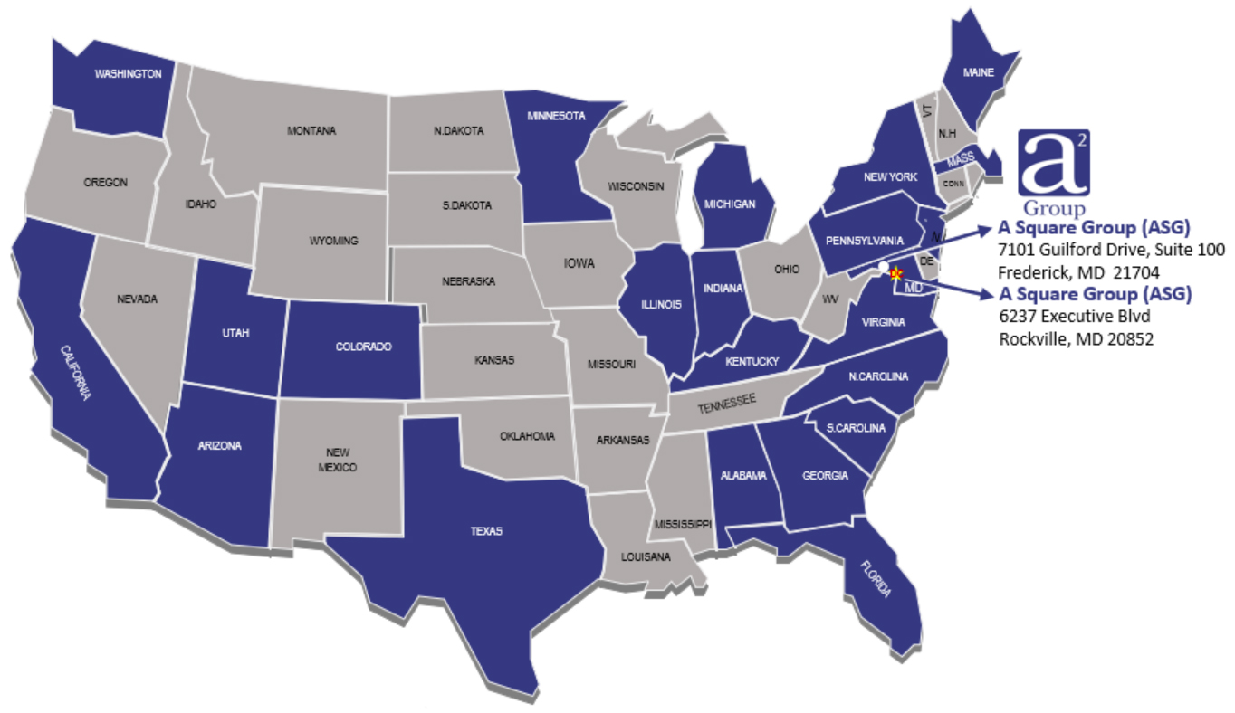 ASG Locations and Sites | A2G